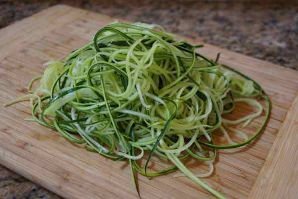 Julienne Zucchini and Meatballs - Lady Moon Farms: Certified Organic ...